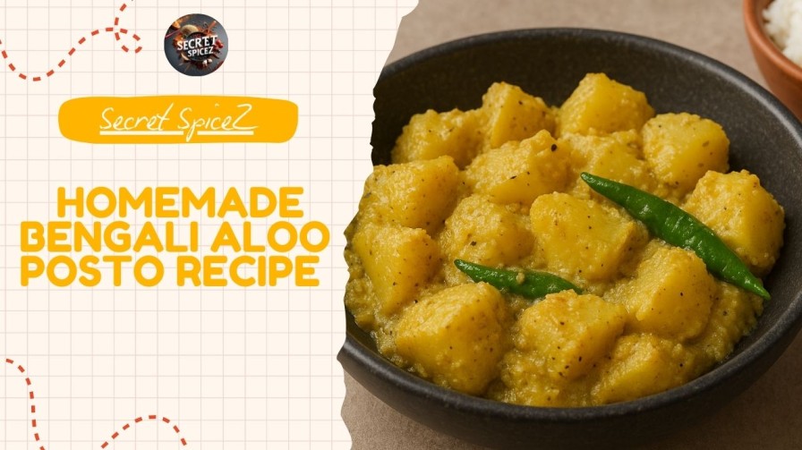 Homemade Bengali Aloo Posto Recipe – A Classic Comfort Dish for Four ...